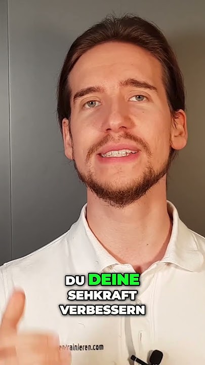 Sehkraft in 3 Minuten verbessern - So gehts! #augentraining #bessersehen - YouTube