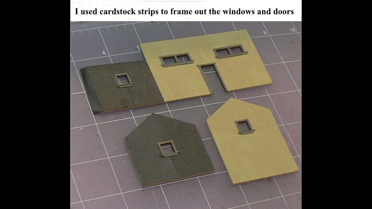 A Cardstock and Paper Scratch Build - YouTube