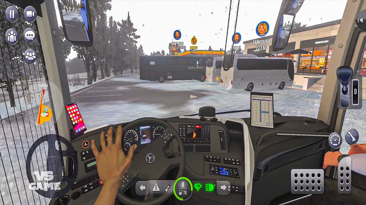 Multiplayer Cold Winter Bus Drive - Bus Simulator Ultimate NEW UPDATE ...