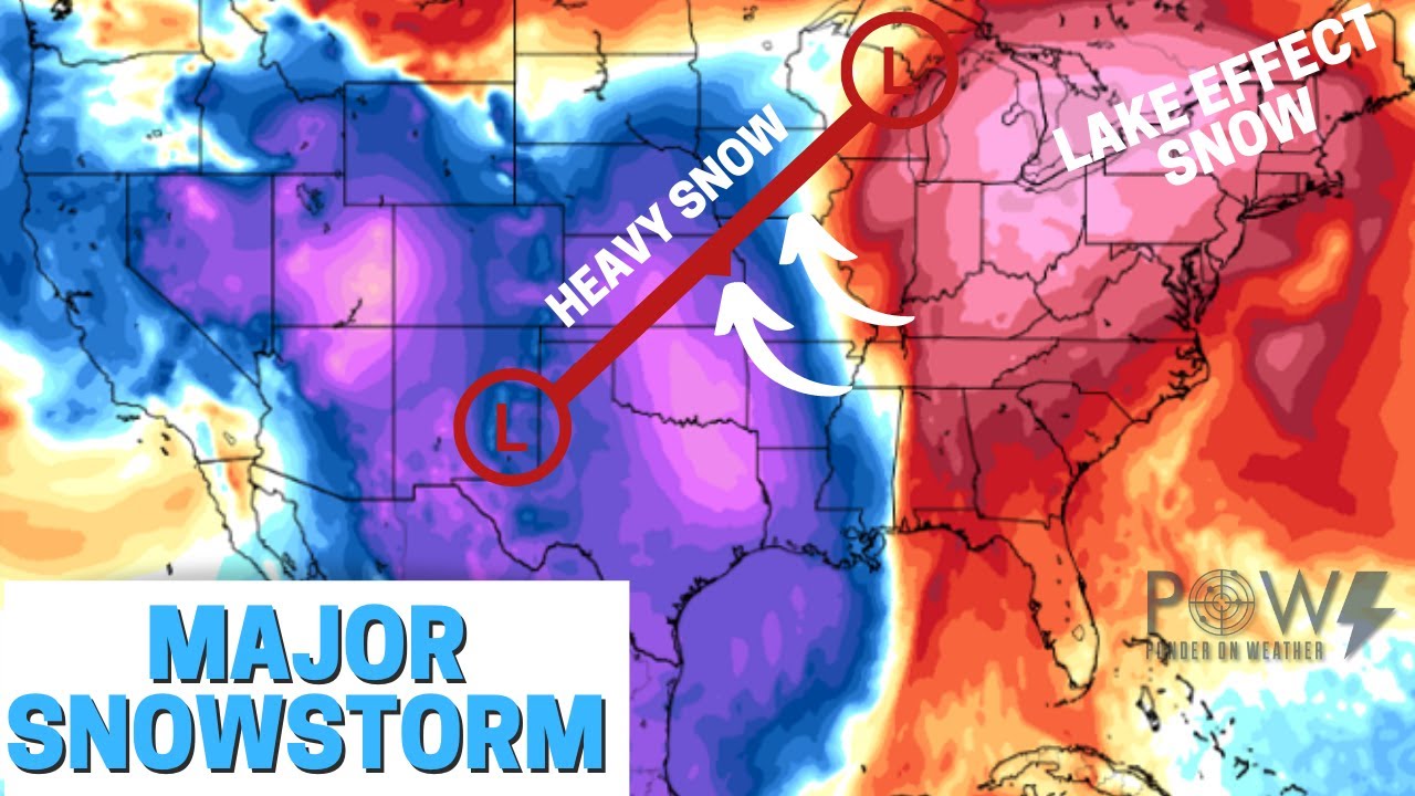 Major Snowstorm & Heavy Lake Effect Snow! - POW Weather Channel - YouTube