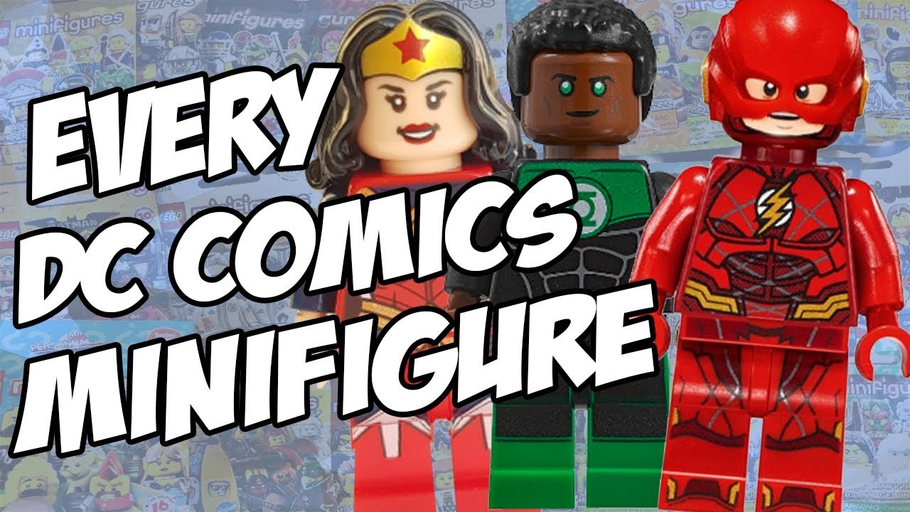 Every DC Minifigure From 2017! Every LEGO Release! - YouTube