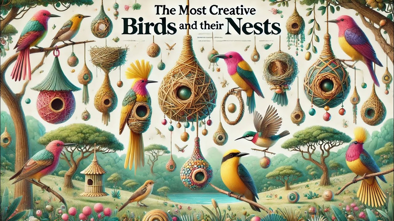 The Most Creative Birds and Their Unique Nests - YouTube