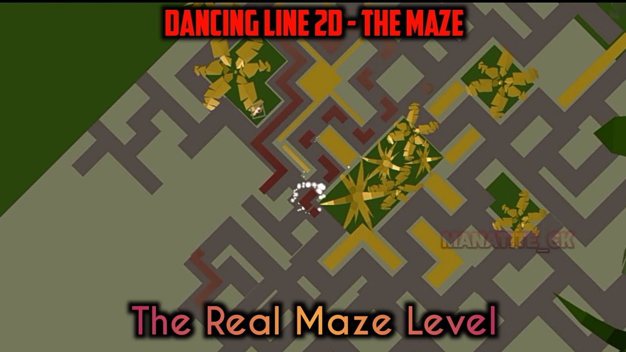 Dancing Line 2D - The Maze - YouTube