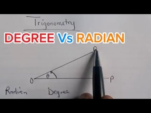 TRIGONOMETRY (Degree & Radian Conversion)