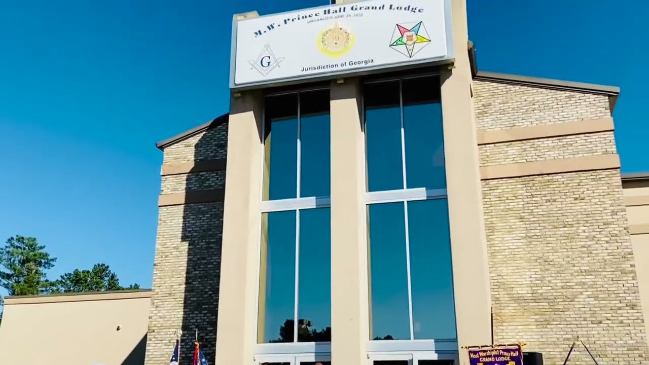Prince Hall Grand Lodge of Georgia Symbolic laying of the cornerstone ...