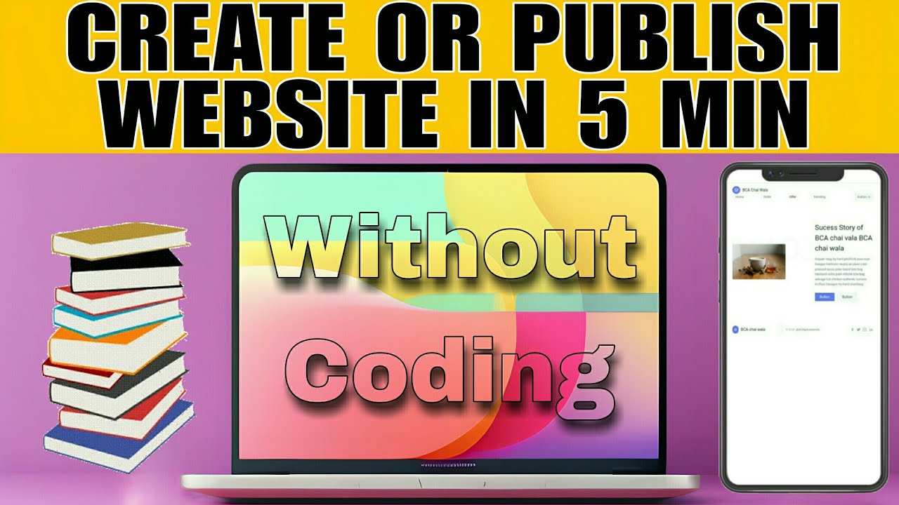 Create or Publish Websites in 5 mins free | how to make websites ...