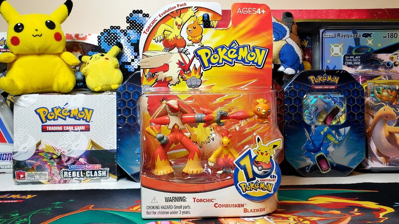 VINTAGE POKEMON 10TH ANNIVERSARY TORCHIC EVOLUTION PACK FROM 2006 ...
