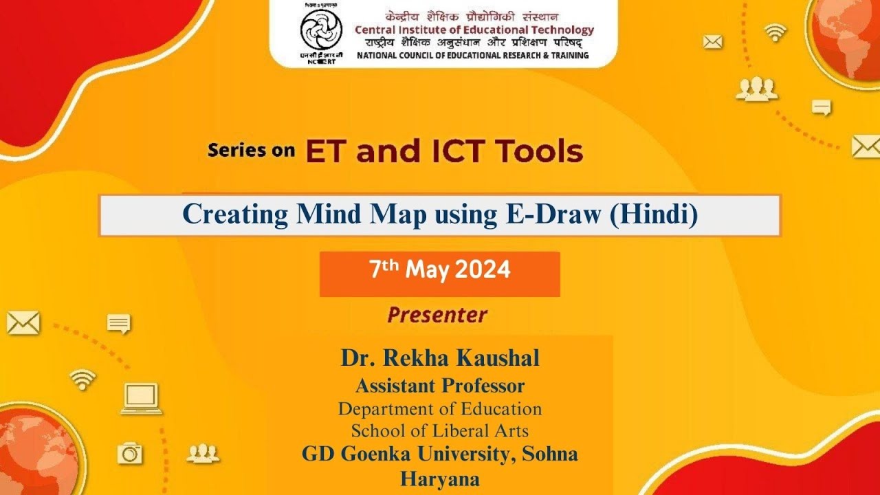 Series on ET and ICT Tools: Creating Mind Map Using E-draw (Hindi) - YouTube