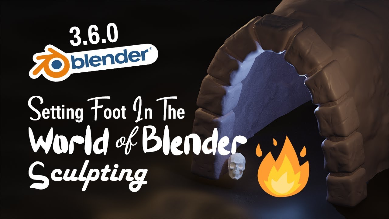 🔥Setting Foot In the World of Blender Sculpting | Blender 3D Full ...