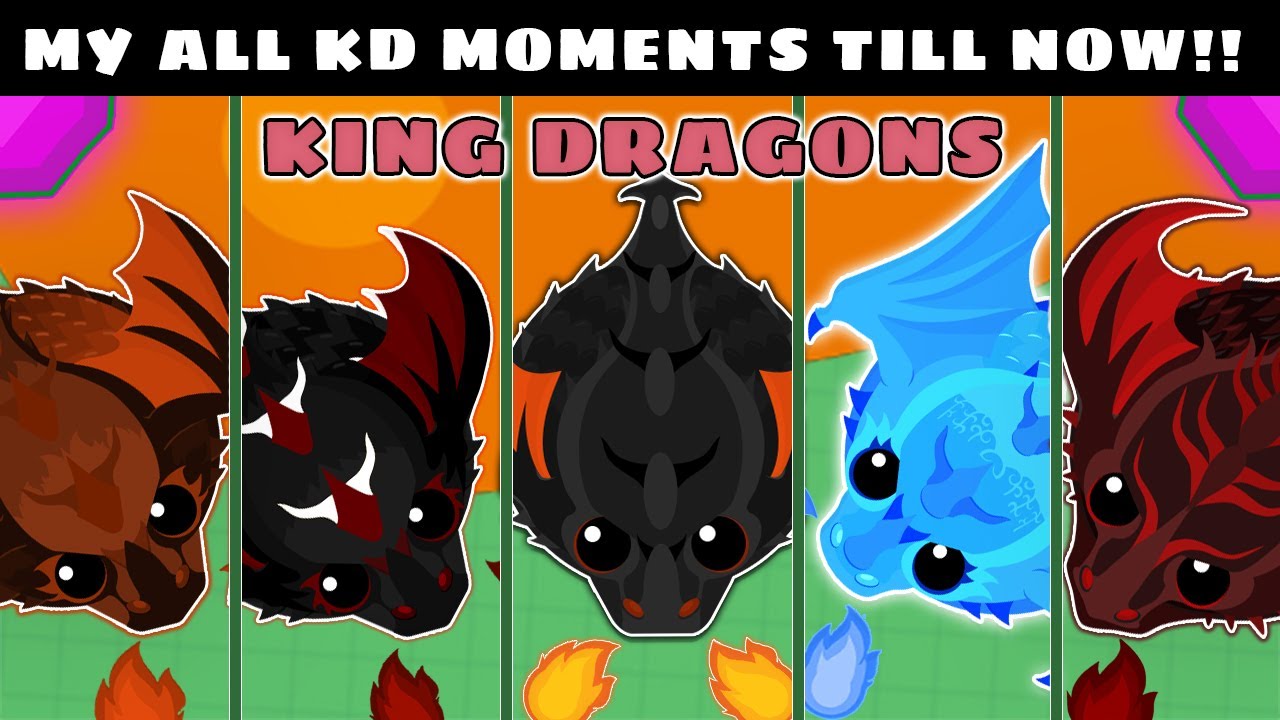 MY ALL KING DRAGON MOMENTS TILL NOW IN MOPE.IO !! - YouTube