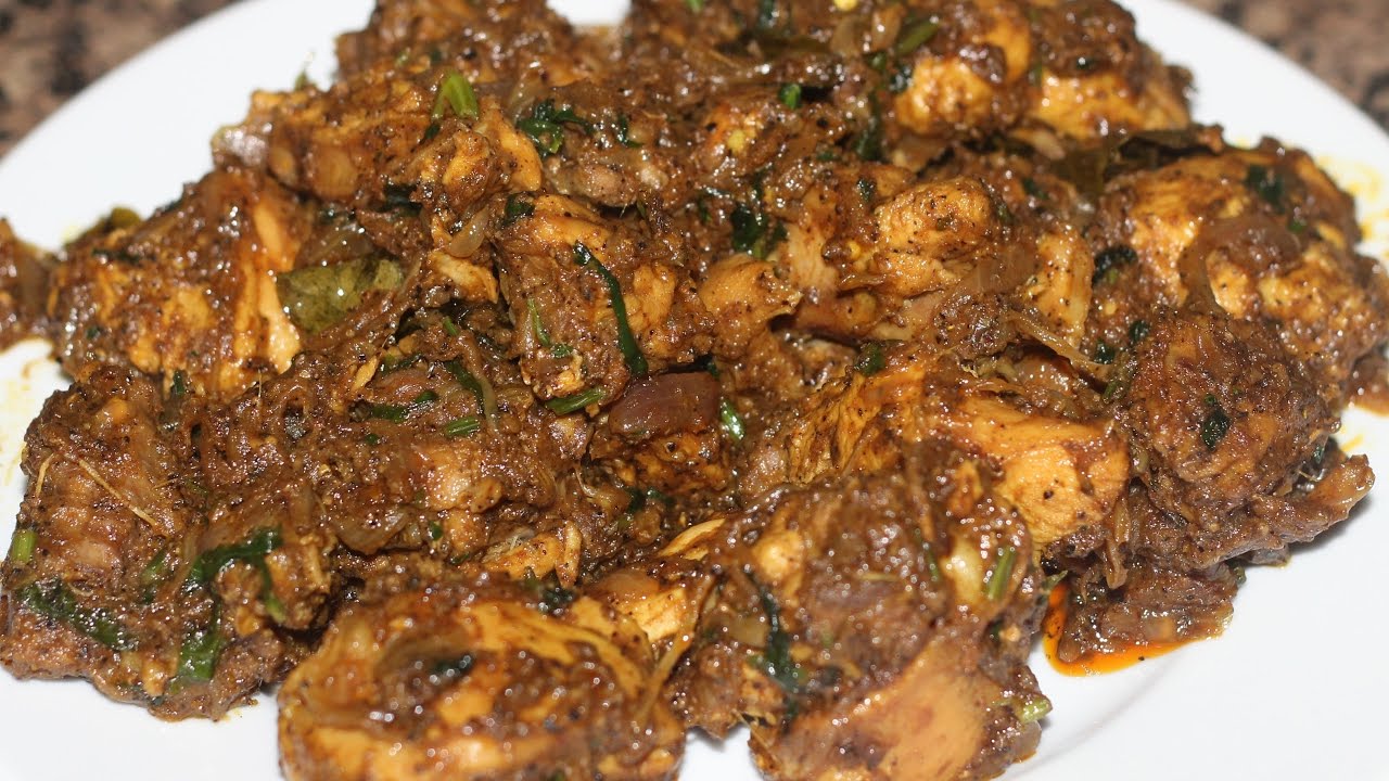 Pepper chicken Fry / Kozhi milagu varuval - YouTube
