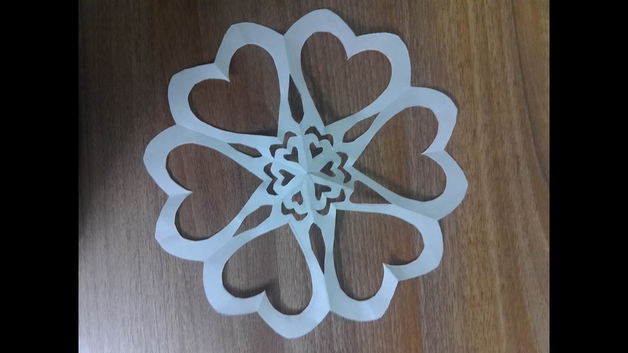 how to make a paper heart - paper cutting | Kirigami - by Dzung Mac ...