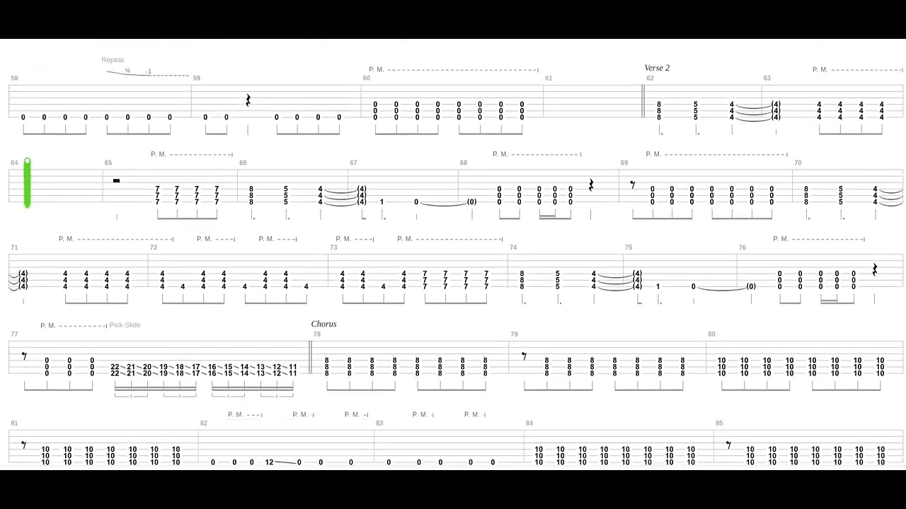 Bow Down Tab by I Prevail + Guitar only + Guitar tab - YouTube