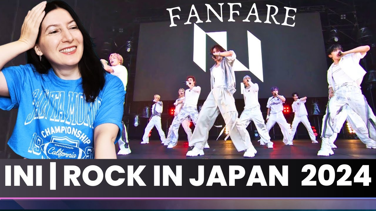 INI｜'FANFARE' from ROCK IN JAPAN FESTIVAL 2024🍂Reaction リアクション (ENG/JPN ...
