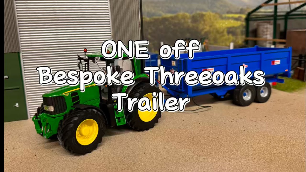ONE off Bespoke Threeoaks Scratch built grain trailer | 1:32 model ...