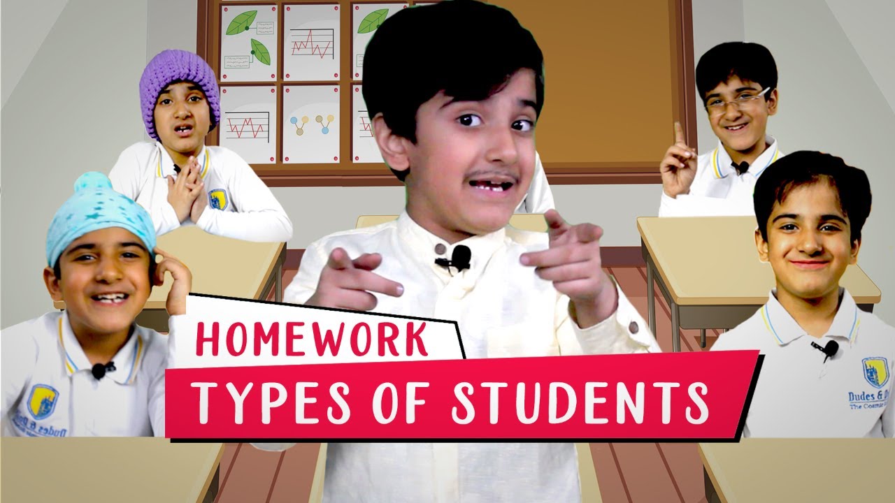 Funny Types of Students in School | School Home Work | Smarth Kalra ...