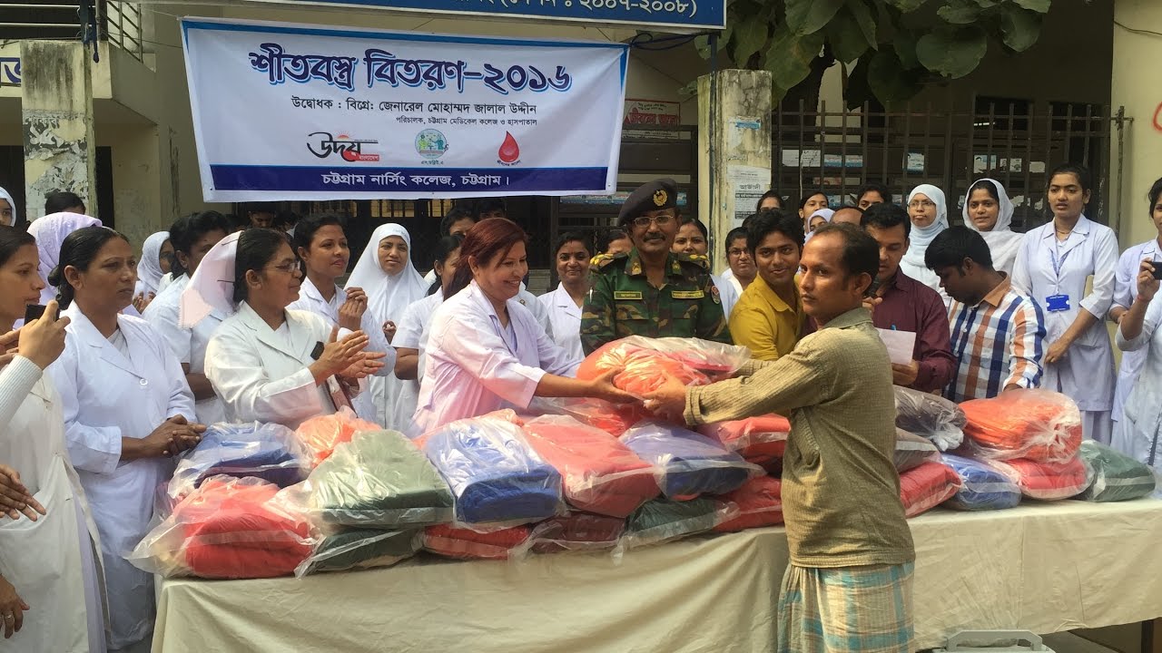 Blanket & Cloth distribution, winter 2016, CNC - YouTube