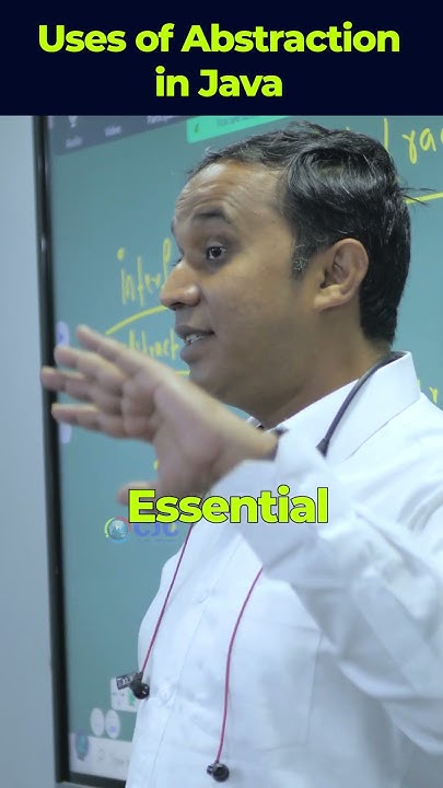 Uses Of Abstraction In JAVA | Java Interview Question | Kunal Sir | CJC Institute - YouTube