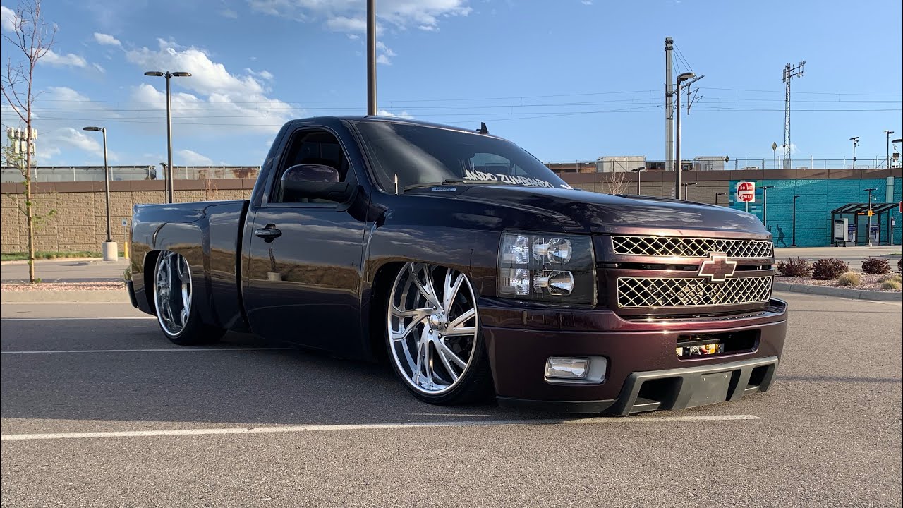 PICKED UP MY BAGGED SILVERADO ON BILLETS FROM UNEEKBILT - YouTube