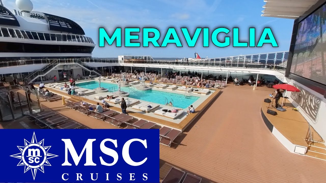 MSC Meraviglia - 360 Degrees Of The Atmosphere Pool | Oakland Travel ...