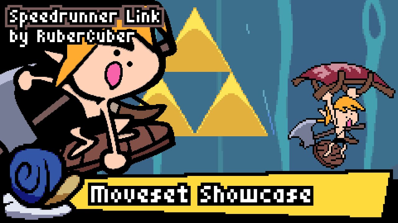 Speedrunner Link's Moveset in Rivals of Aether - YouTube