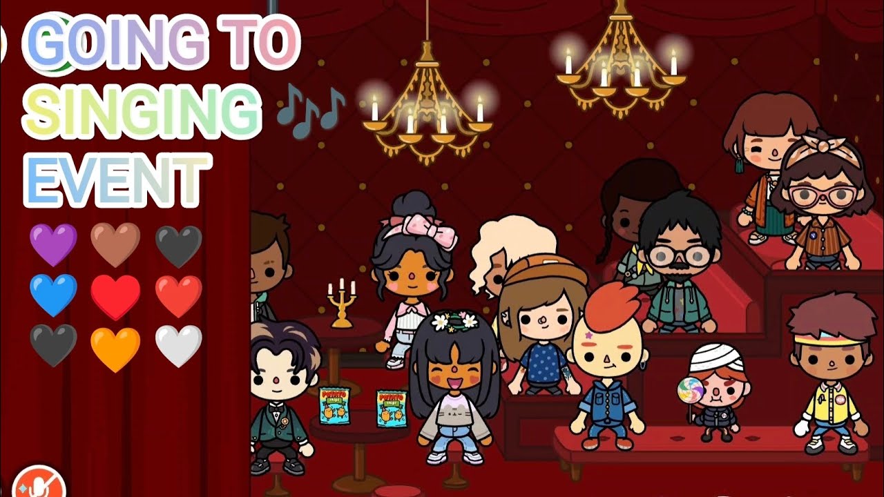 GOING TO SINGING 🎶 EVENT 😱IN TOCA BOCA LIFE WORLD 🌍 - YouTube