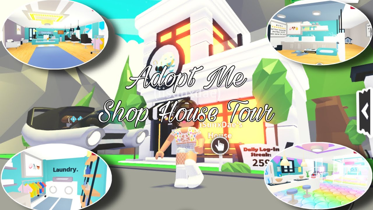 Arisu Inspired Shop House Tour | Adopt Me - YouTube