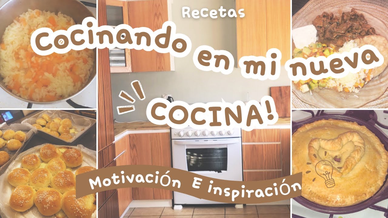 Primeras Comidas Hechas en Mi Nueva Cocina 🥹💕 [RECETAS] Motivación e ...