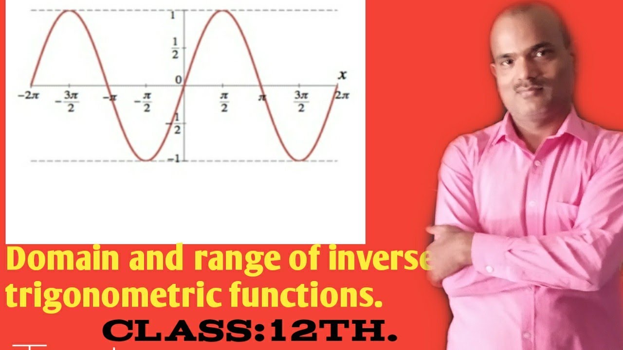 Inverse trigonometric functions (domain and range,) - YouTube