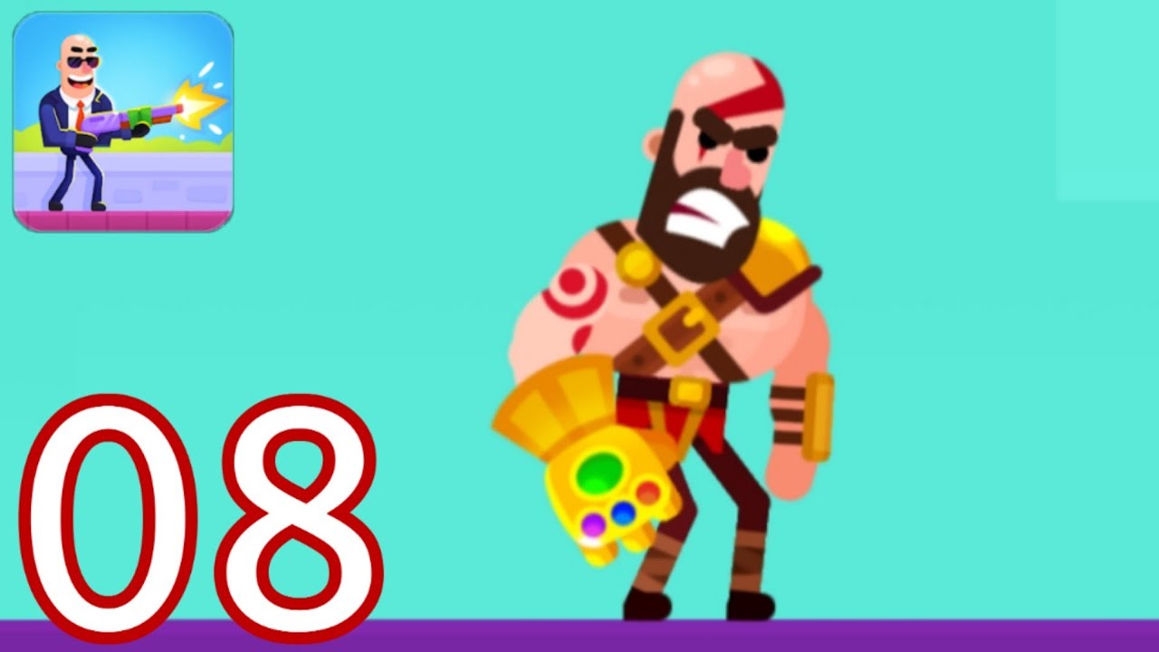 Hitmasters Gameplay Walkthrough Part - 08 Thanos Hand God Skin - YouTube