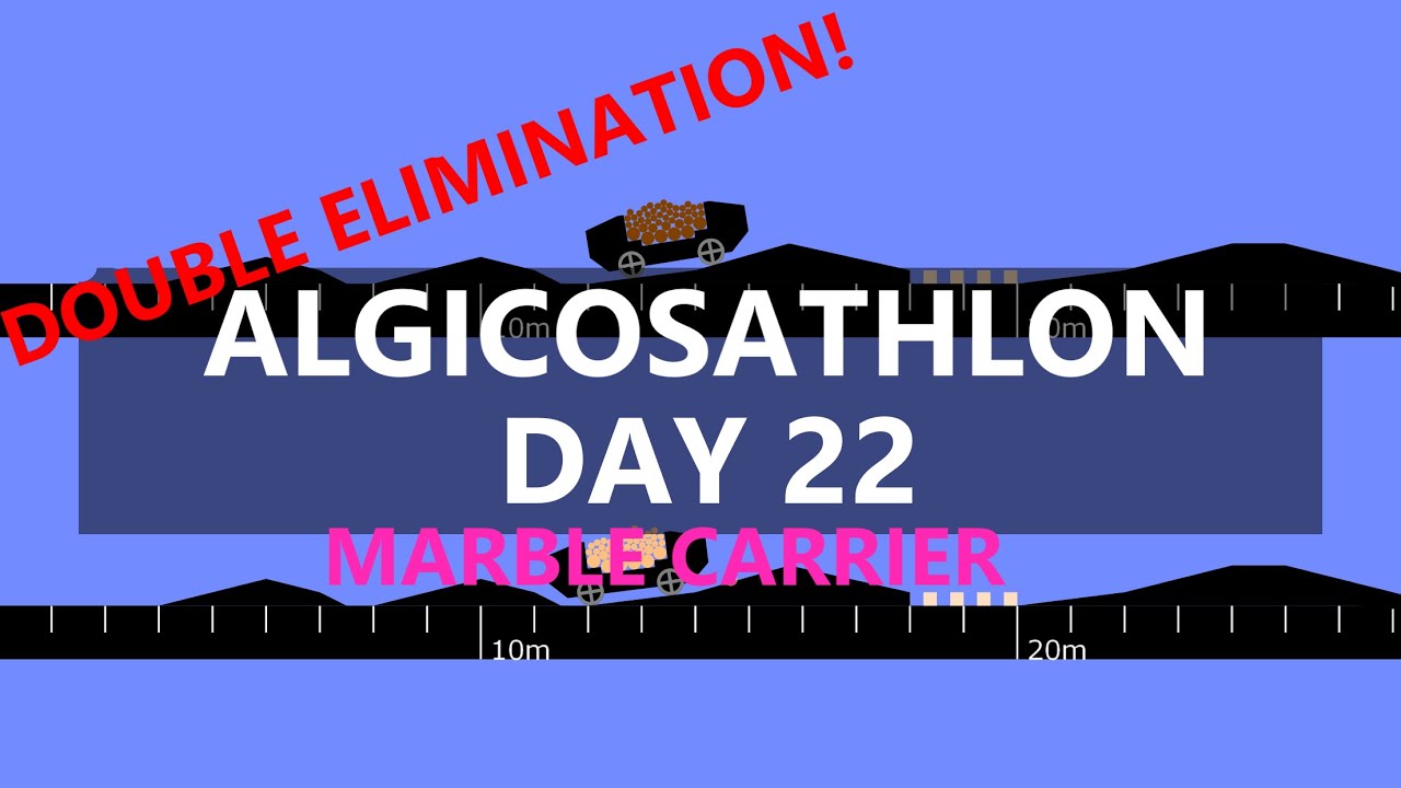 Algicosathlon Day 22 - Marble Carrier Battle! - YouTube