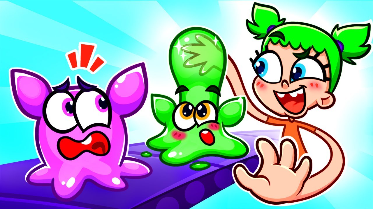 Let's Help Super Slime Find Lost Colors | Funny Cartoon Story for Kids ...