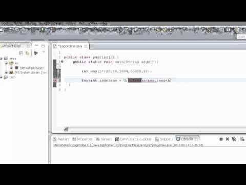 Java programavimo pamoka 22 - masyvo spausdinimas - YouTube