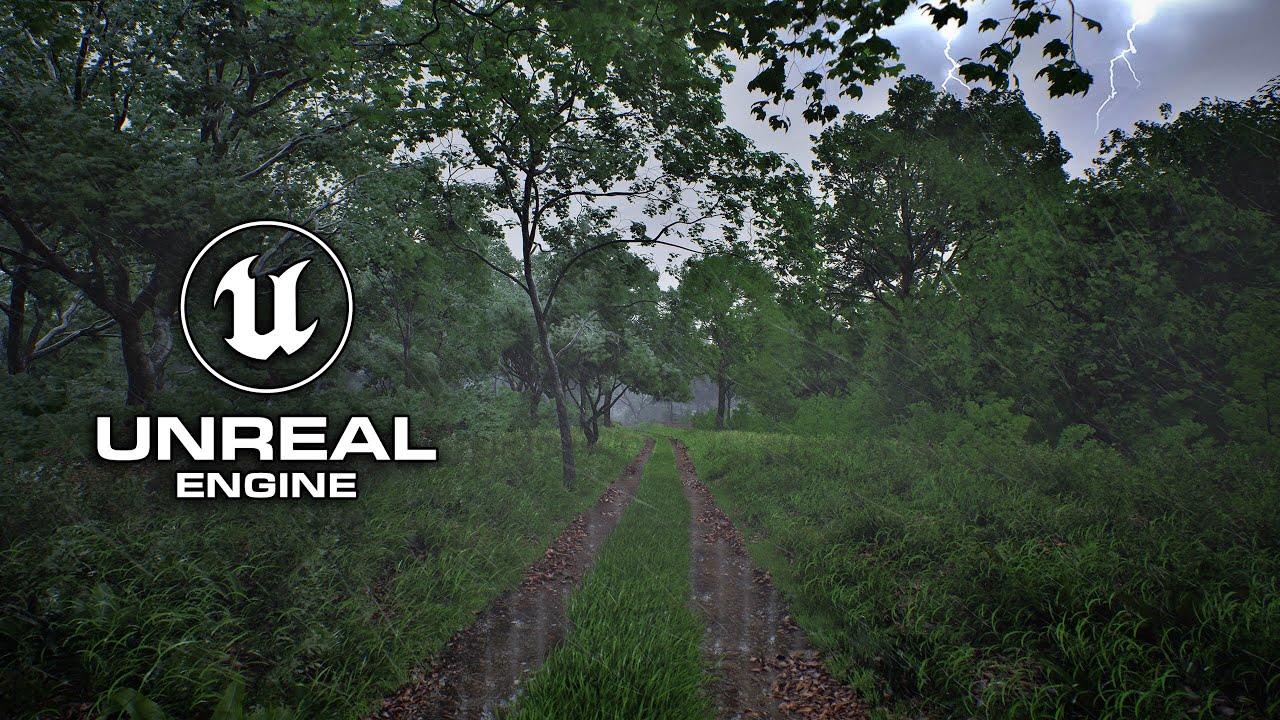 Thunderstorm | Trees Vol.5 | UDS | Unreal Engine 5.4 | Ultra Realistic ...
