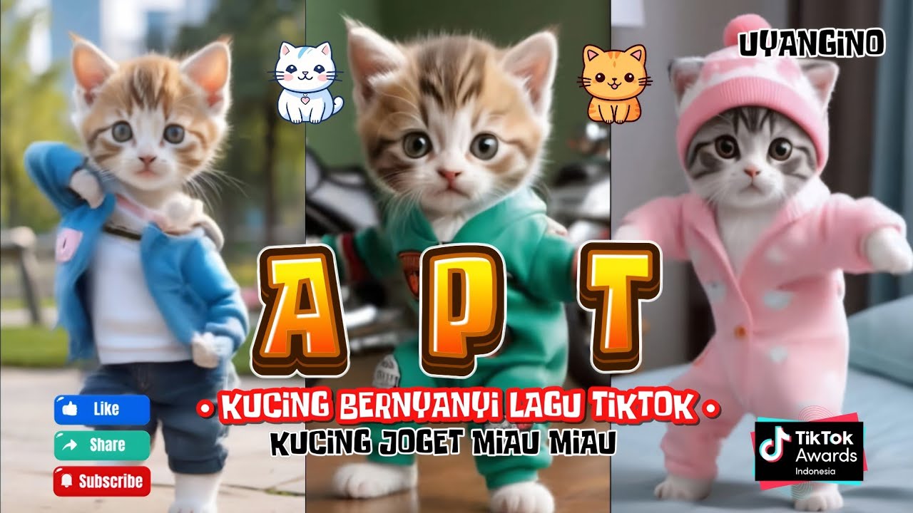 APT ROSE & BRUNO MARS VERSI KUCING LUCU BANGET 🥰😍 - YouTube