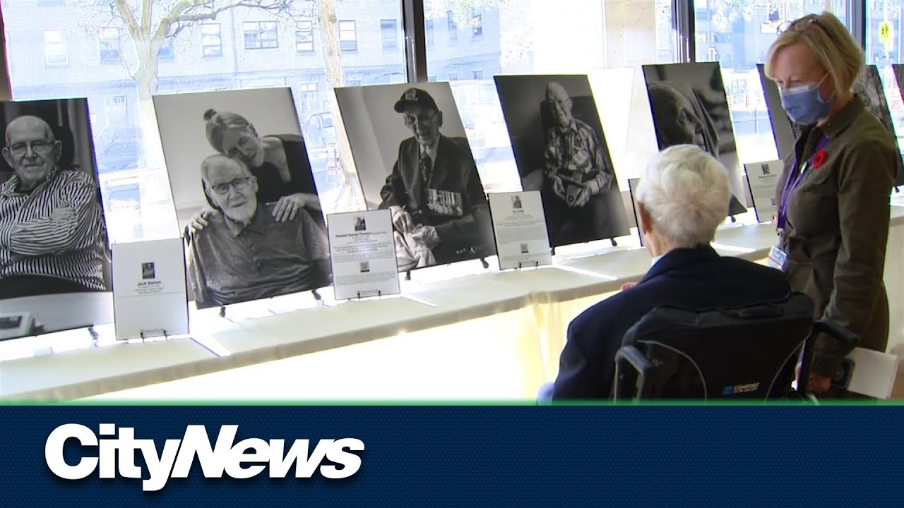 Exhibit honours the stories of centenarian veterans - YouTube