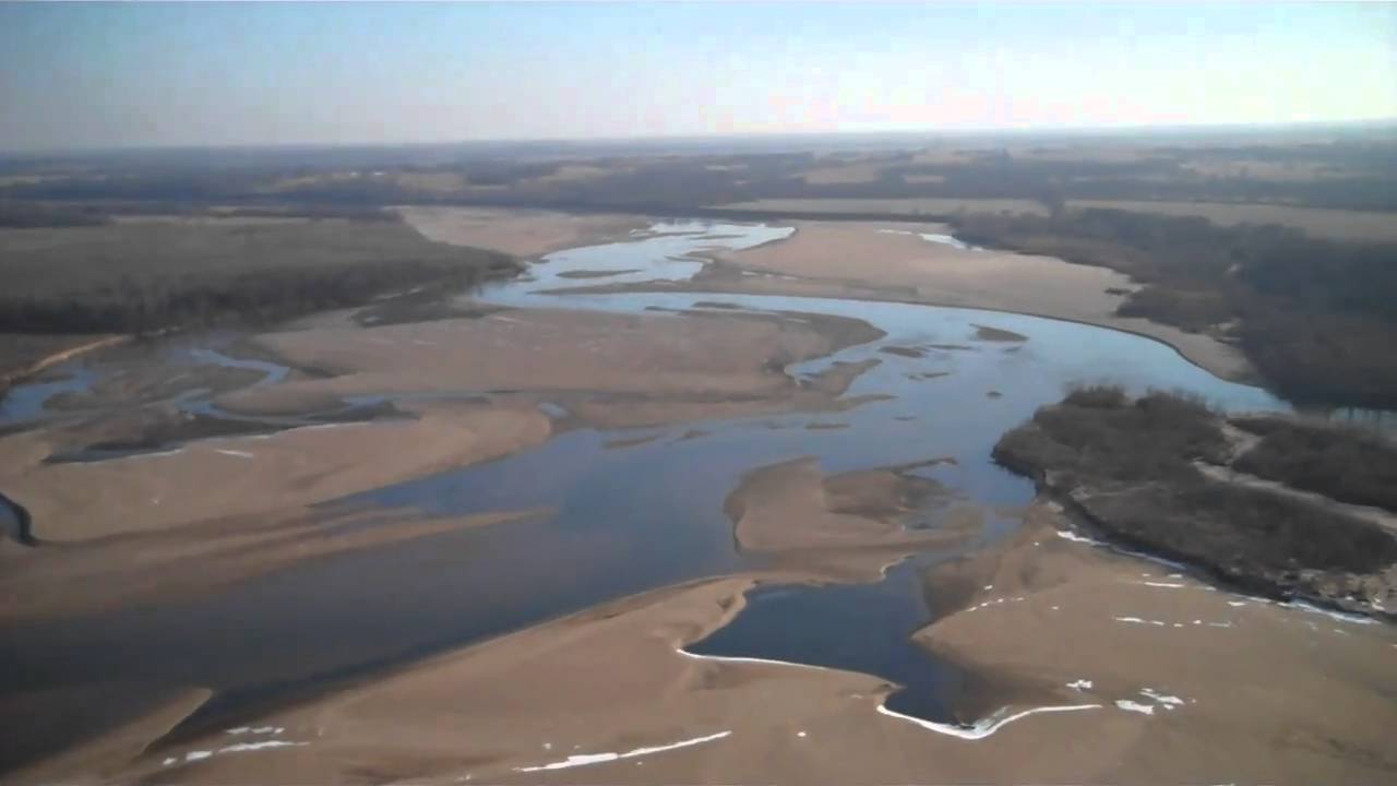 Sand Bars on Arkansas River in Oklahoma - YouTube