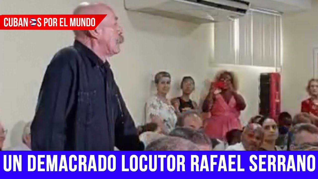 Reaparece muy demacrado el locutor Rafael Serrano en una reunión del ...