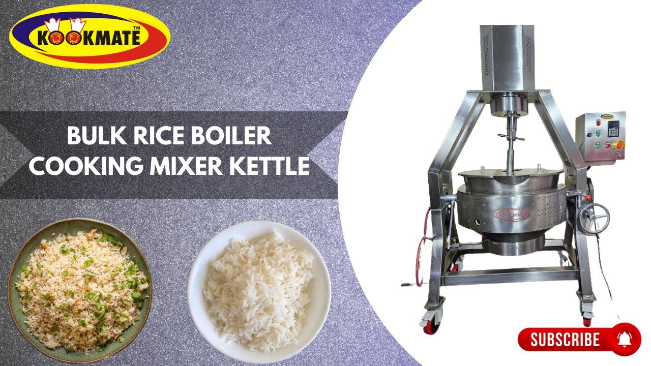 Bulk Rice Boiler Cooker Kettle In Commercial Cooking mixer & Cook Wok ...