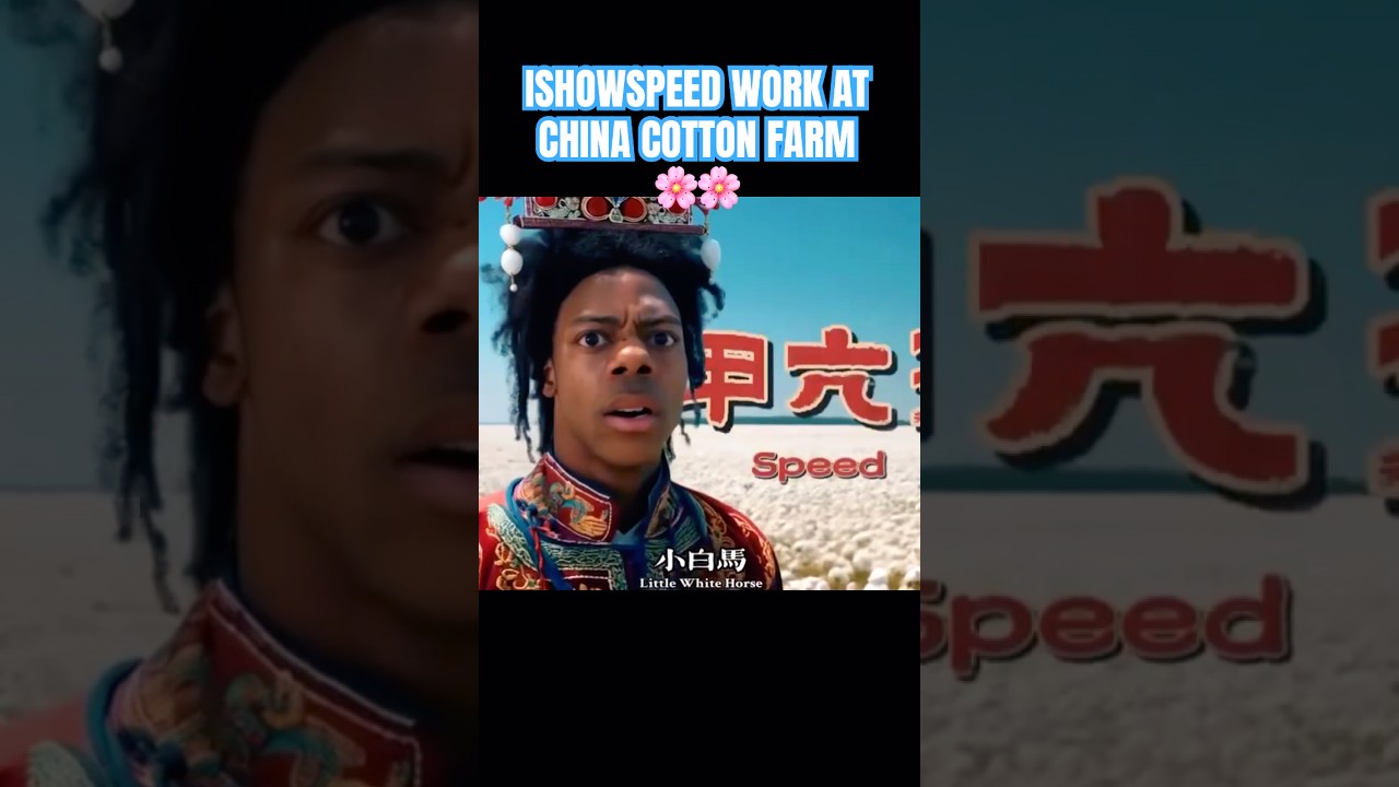 ISHOWSPEED VISITS COTTON FARM IN CHINA 🌸🌸🌸 #ishowspeed #ishowspeedsong ...