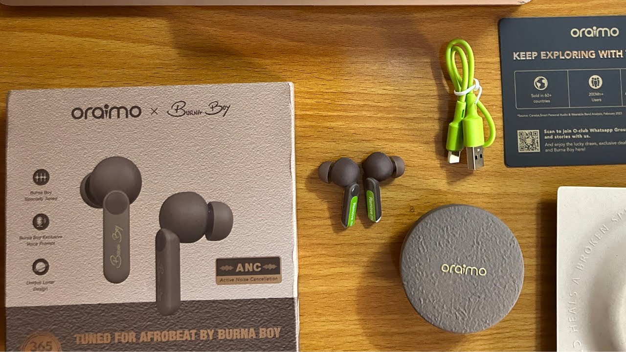 Oraimo SpacePods Unboxing and Review! Burna Boy Special Edition - YouTube