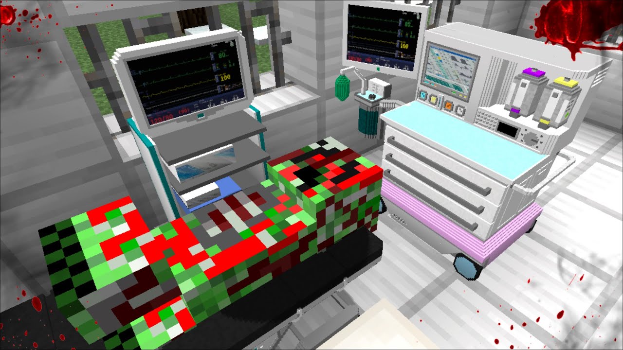 DANGEROUS CREEPER HOSPITAL / MC NAVEED BECOMES DOCTOR !! Minecraft Mod ...