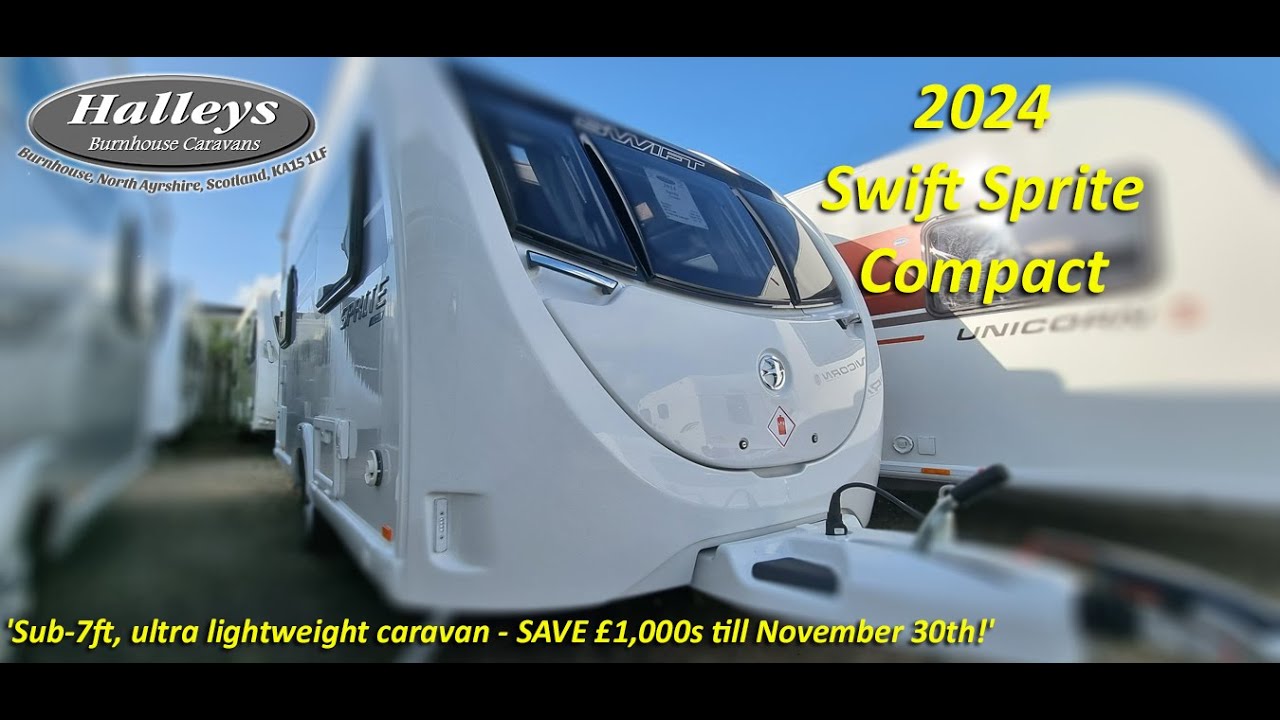 2024 Sprite Compact - sub-7ft wide, ultra small tourer from Swift ...