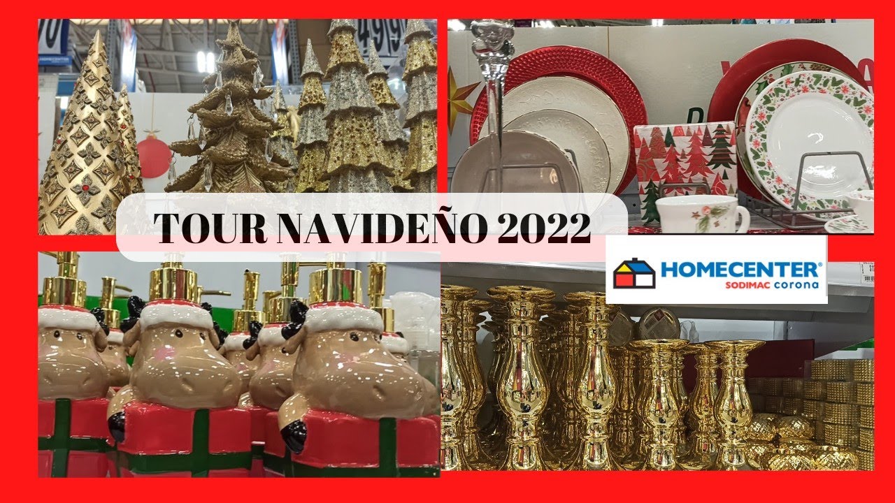 LO más NUEVO de NAVIDAD TOUR POR HOMECENTER 🎄🎅TOUR POR LA TIENDA ...
