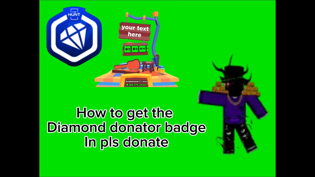 How To Get The “Diamond Donator” Badge And Booth In Pls Donate - The ...