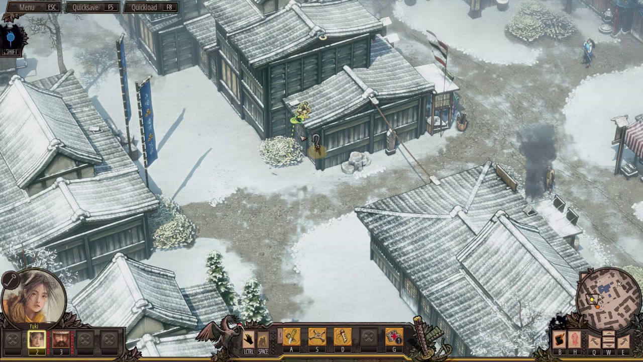 Shadow Tactics: Blades of the Samurai, Yuki is great fun. - YouTube