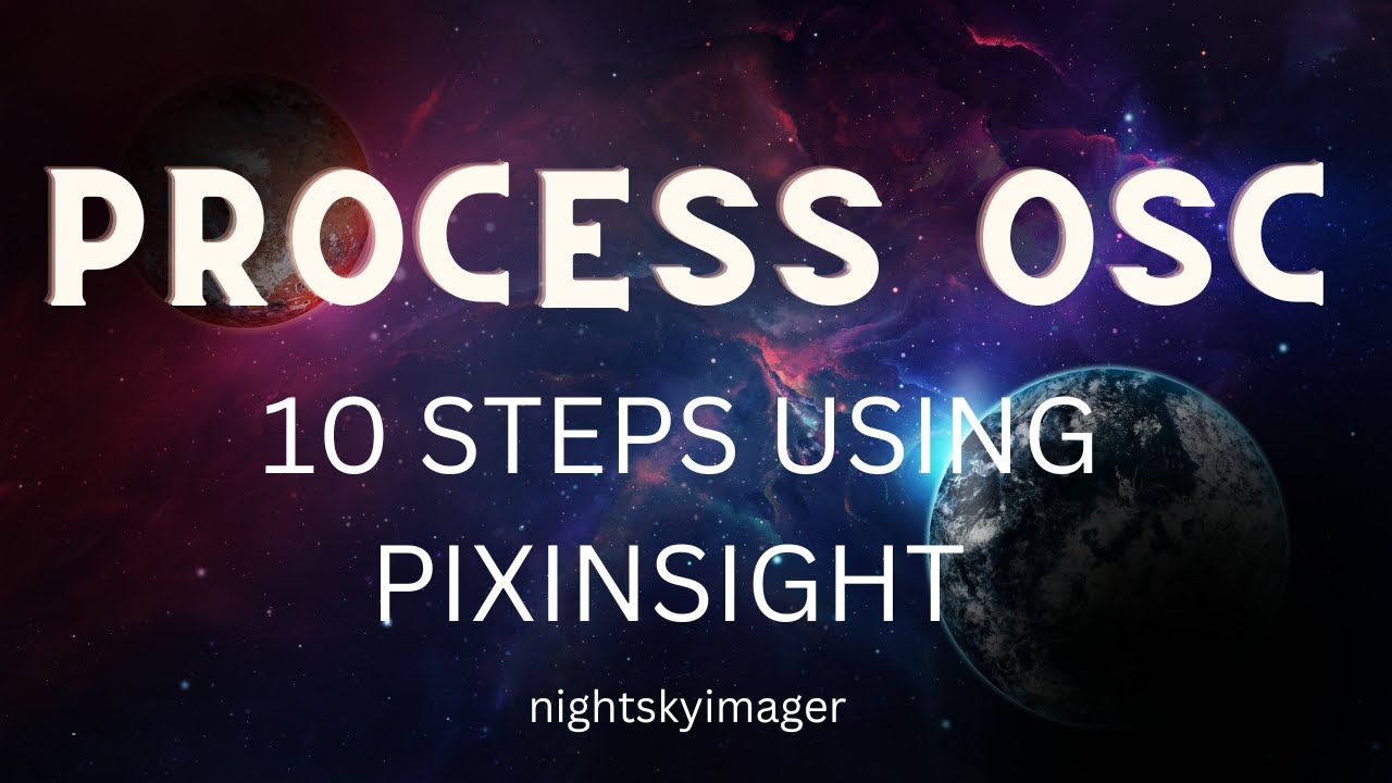 PixInsight - How to Process a color image in 10 steps. - YouTube