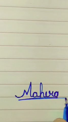 How to write in mahira cursive writing#handwriting#cursivewriting# ...