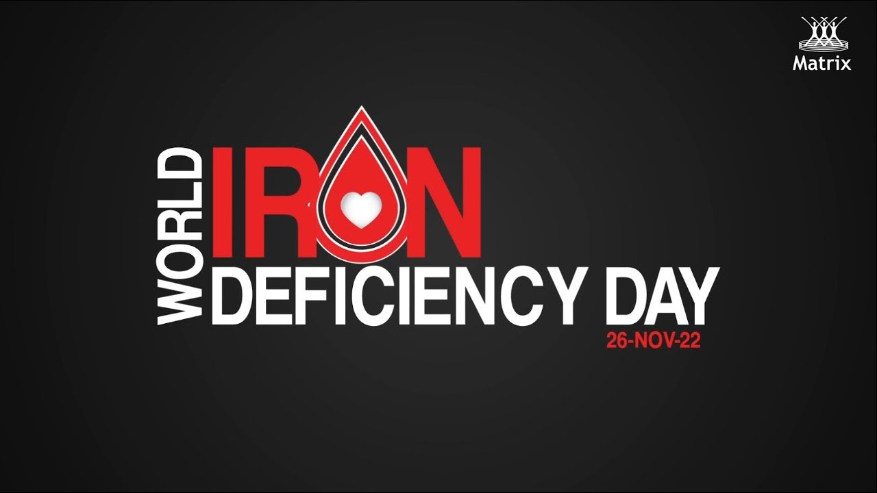 World Iron Deficiency Day | Awareness message by Matrix Pharma # ...