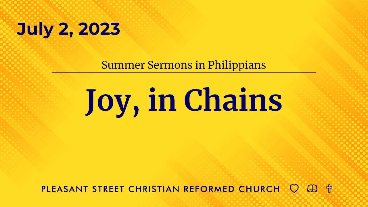 Joy, in Chains - YouTube